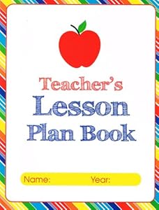 Amazon.com : Teacher's Lesson Plan Book - White Cover : Appointment ...