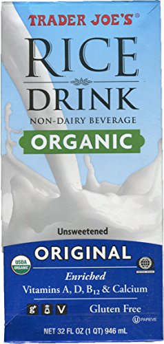 Trader Joe's Rice Drink Organic Non-Dairy Beverage 32 FL Oz Food, Beverages Tobacco Beverages Milk