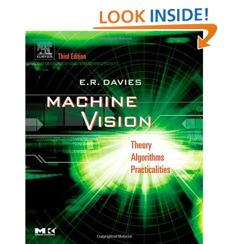 Machine Vision Third Edition Theory Algorithms Practicalities