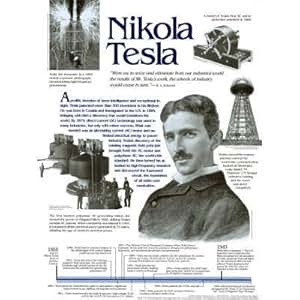 Amazon.com: (18x24) Nikola Tesla Poster: Prints: Posters & Prints