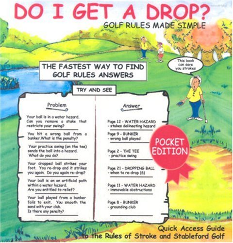 DO I GET A DROP GOLF RULES MADE SIMPLE By Doug Anderson Mint do-i-get-a-drop-golf-rules-made-simple-by-doug-anderson-mint