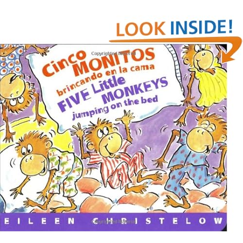 Cinco Monitos Brincando en la Cama/Five Little Monkeys Jumpi＠az books ...