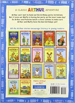 Arthur's Birthday (An Arthur Adventure): Marc Brown: 9780316110747 ...