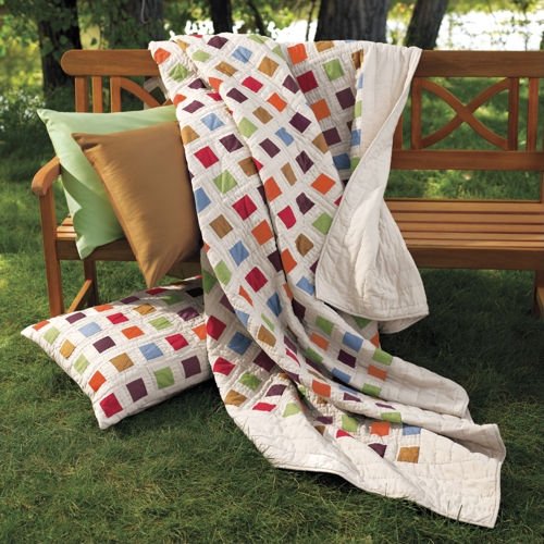 Organic Cotton Shaker Square Patchwork Quilt organic-cotton-shaker-square-patchwork-quilt