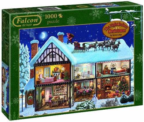Jumbo Games Falcon De Luxe The Night Before Christmas Jigsaw Puzzle jumbo-games-falcon-de-luxe-the-night-before-christmas-jigsaw-puzzle