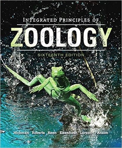 Pdf ebook for Integrated Principles of Zoology, Hickman, 16th Edition: Integrated Principles of ...