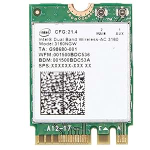 Intel Dual Band Wireless-AC 3160 3160NGW 802.11ac/a/b/g/n BT4.0 NGFF ...