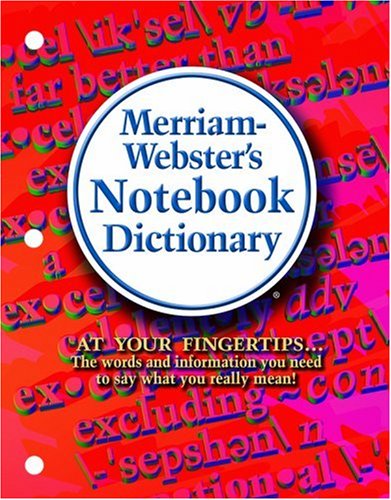 Merriam Webster s Notebook Dictionary Download By Merriam Webster Pdf Compticesspe
