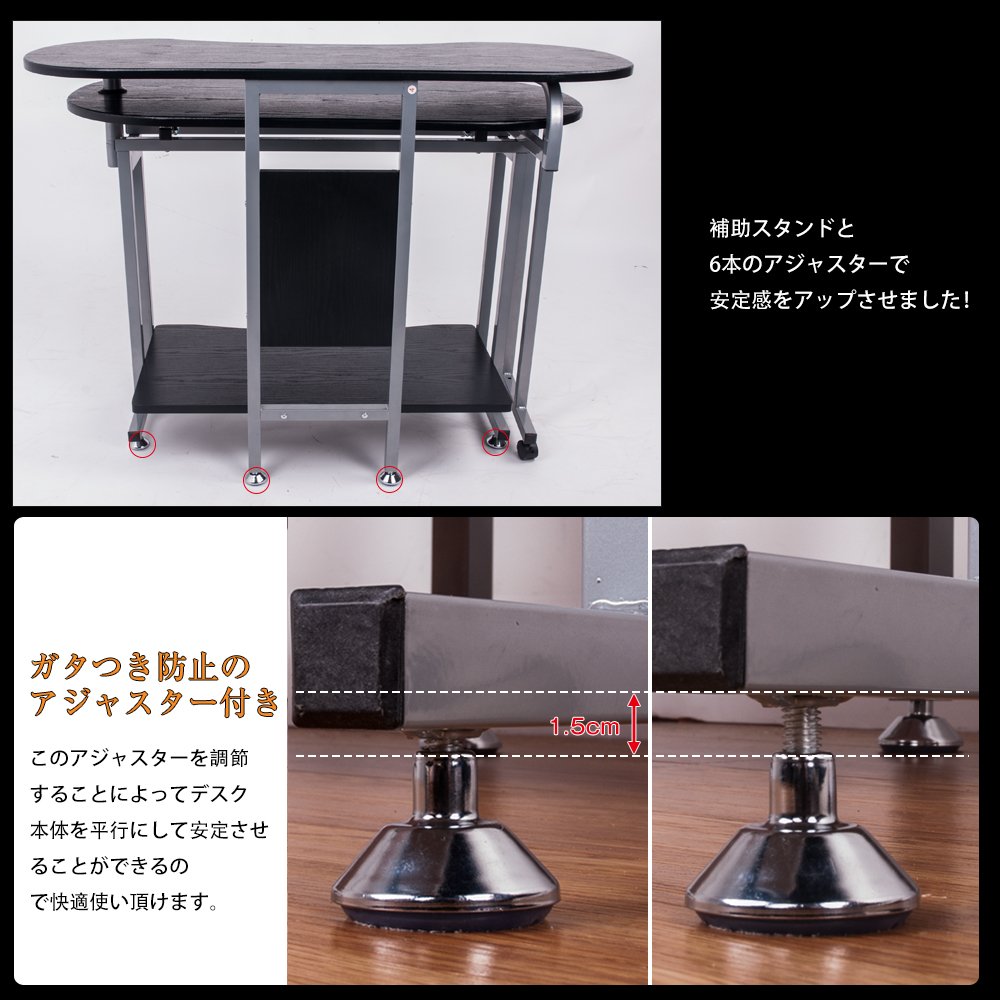 【新品】パソコンデスク L型 270度自由回転 キーボードトレー付の落札情報詳細 - Yahoo!オークション落札価格検索 オークフリー