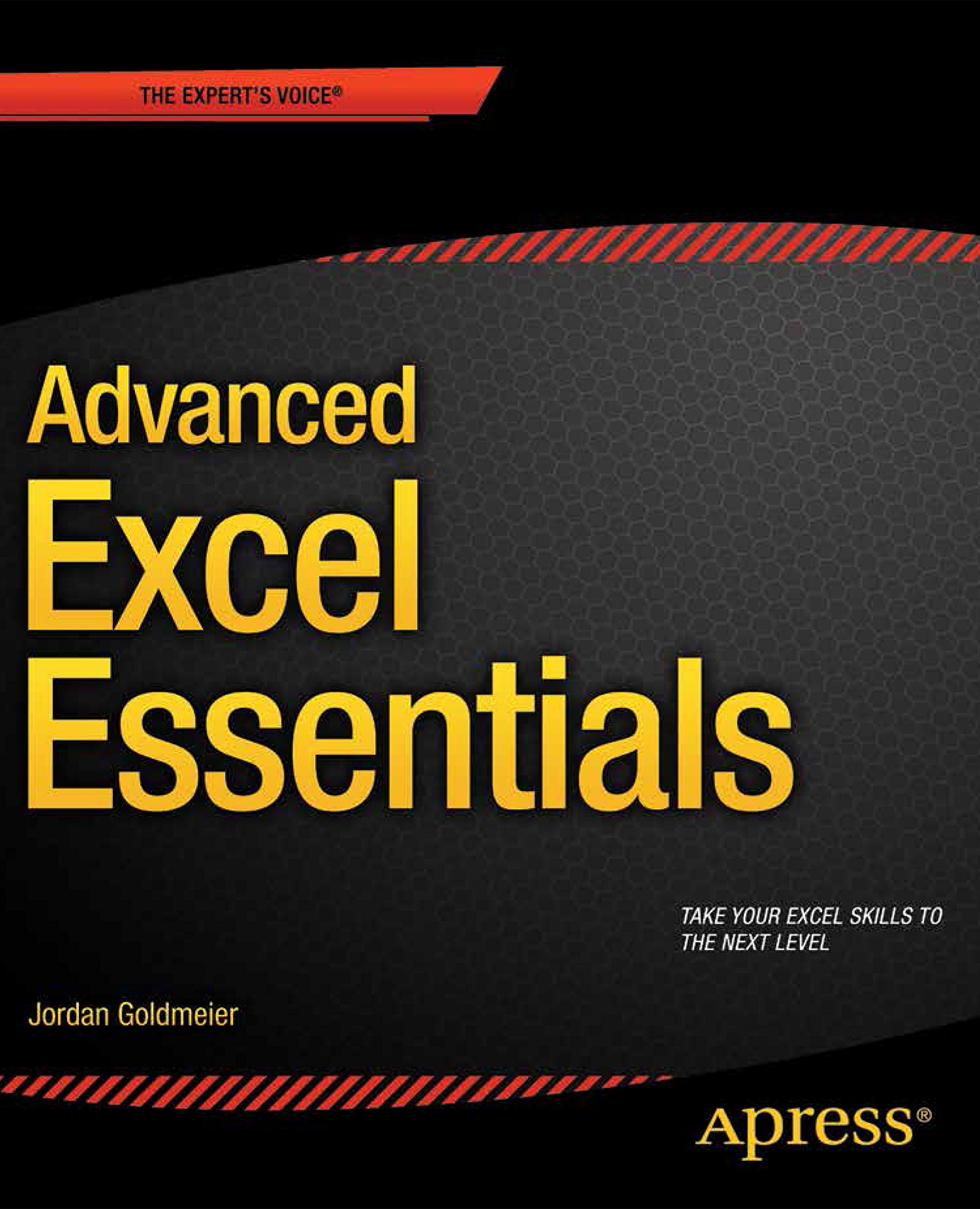 Advanced Excel Essentials Has Been Published Excel TV
