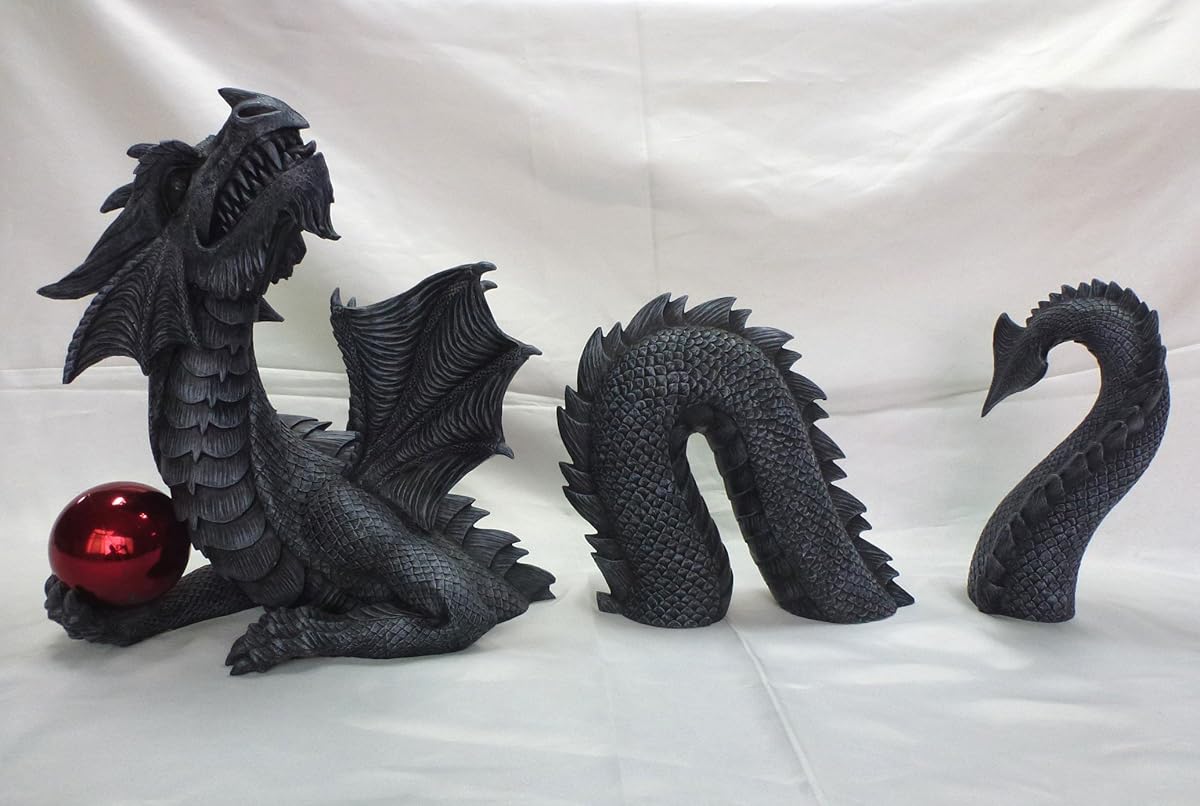 Dragon With Orb Outdoor Lawn Statue dragon-with-orb-outdoor-lawn-statue