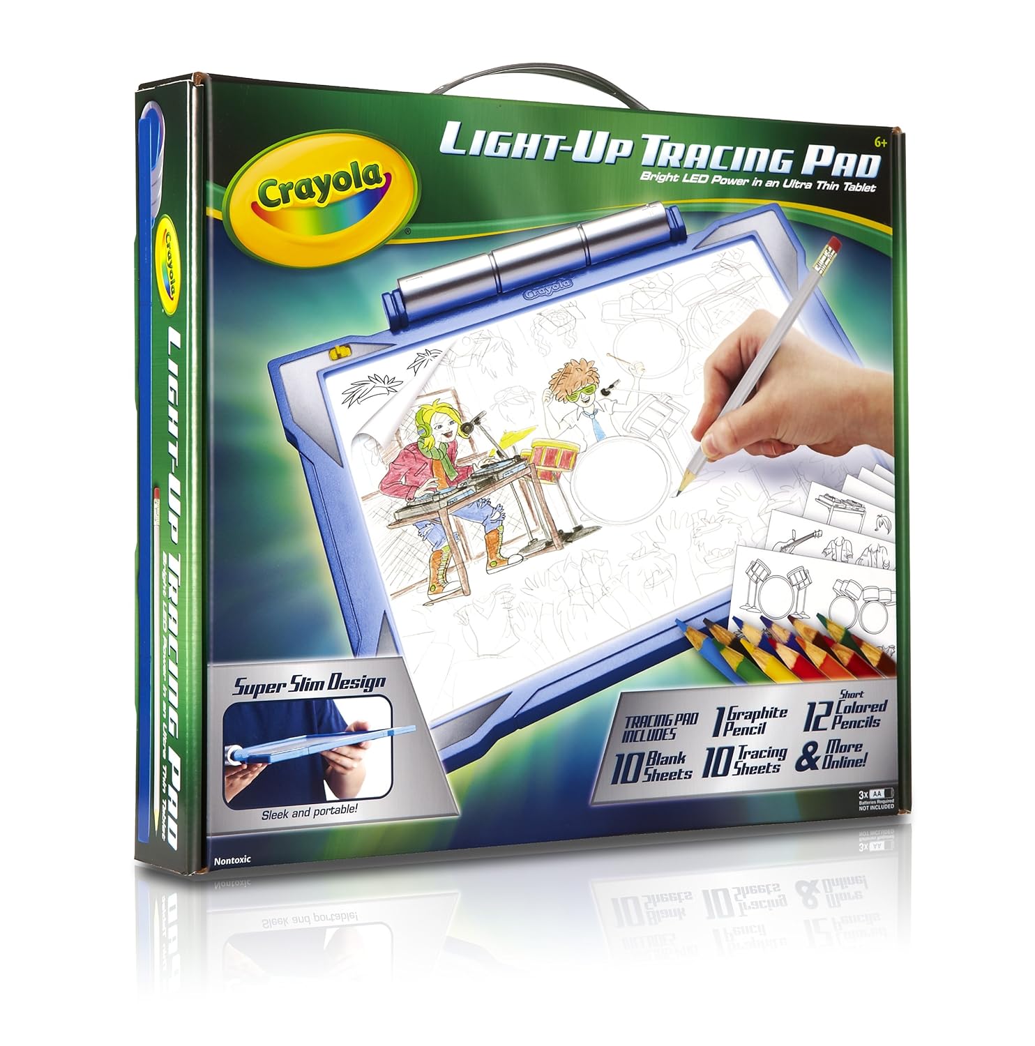 Crayola Light Up Tracing Pad Blue New Free Shipping EBay