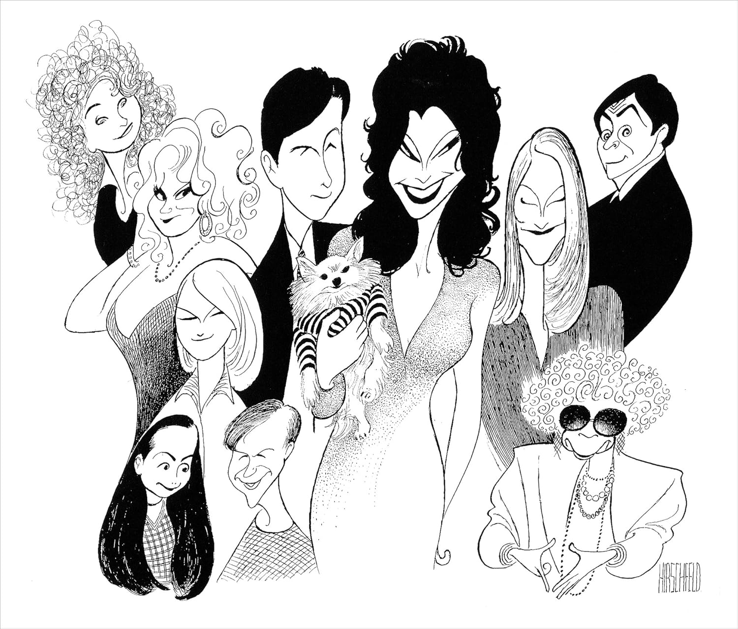Al Hirschfeld's Caricatures on Pinterest | Popup, Caricatures and ...