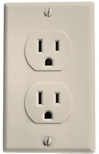 EZFaceplate Wall Outlet Covers Compatible with Leviton - 2 Screw ...