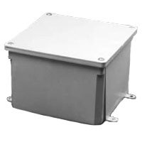 PVC JUNCTION BOX W/ GASKET 12X12X6 (Like CRL E989R-UPC): Electrical ...