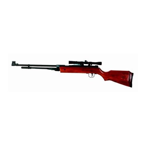 Amazon.com: Chinese Air Rifle .22cal Underlever w/Wood Stock & Scope ...