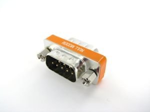 Amazon.com: 9-Pin DB9 Male to Male Mini Null Modem Adapter NULL-A-9MM ...