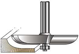 MLCS Raised Panel Router Bit: Cove Profile - Door And Window Router ...