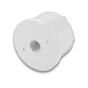 FORMUFIT Caster Fitting Insert, Furniture Grade, 1-1/4" Size, White ...