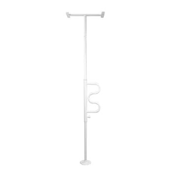 Stander Security Pole and Curve Grab Bar - Tension Mounted Floor to ...