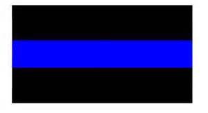 Amazon.com: Police Thin Blue Line Reflective Decal Sticker 3"x2" Ultra ...