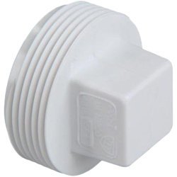 10" PVC SDR35 Threaded Plug - Pipe Fittings - Amazon.com