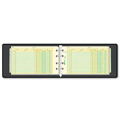 National Brand Four Ring Ledger Binder Kit 100 Ledger Sheets ...