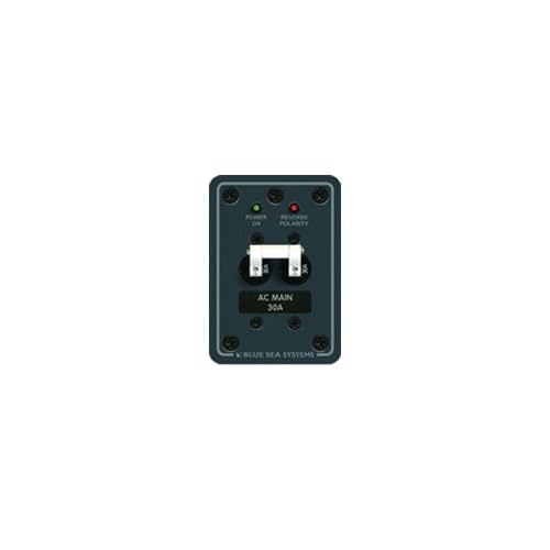 BLUE SEA PANEL 120VAC 30A MAIN Features Double-Pole AC Main Circuit ...