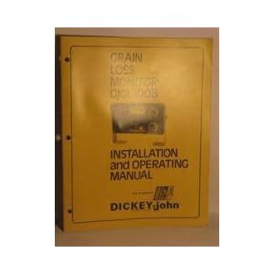 Download Dickey john grain loss monitor DjGL 100B installation and ...