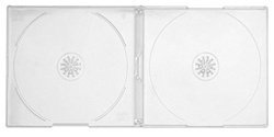 Amazon.com: 25 SLIM Clear Double CD Jewel Cases: Electronics