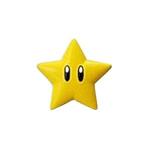 Amazon.com: Super Mario Bros Mario Kart Invincible Star Mini Figure ...