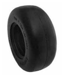Amazon.com : Amerityre 9x3.5-4 Smooth Solid Mower Tire : Patio, Lawn ...