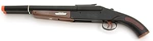 Amazon.com : Spring Double Barrel Shotgun FPS-75, Twin Triggers Airsoft ...