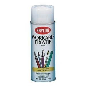 Amazon.com : 6 Pack KRYLON WORKABLE FIXATIVE 11oz Drafting, Engineering ...