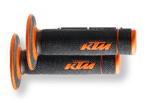 Open End Grips NEW KTM CLOSED END COMPOUND HAND GRIPS 125 150 200 250 ...