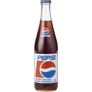 Amazon.com : Mexican Pepsi Cola 12-12oz (355ml) Glass Bottles Mexico ...