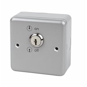 Double pole 20amp isolator with Key - in - Australia