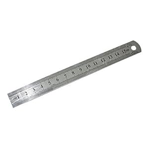 Amazon.com : lcj 15cm Iron Ruler : Office Products