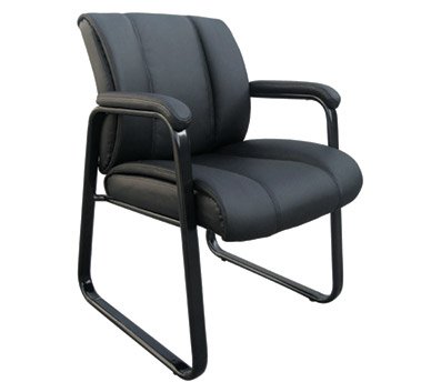 OfficeMax Bellanca Luxury Guest Chair, Black OM02483 Reviews | Best ...