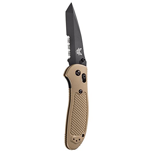 Benchmade - Griptilian 553, Serrated Tanto, Coated Finish - Camp Stuffs