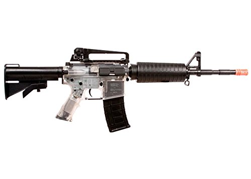 GameFace M4 Airsoft Rifle, Clear/Black Sporting Goods Outdoor ...