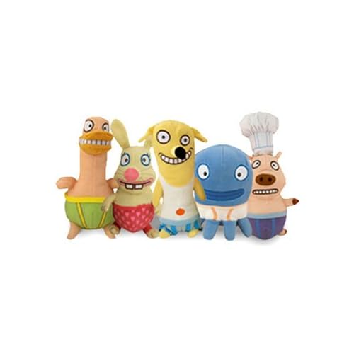 Amazon.com: Almost Naked Animals Set of all 5 Plush Toys [Howie, Duck ...