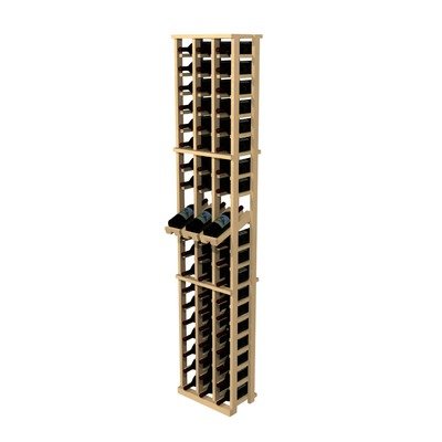 !* Best Buy Rustic Pine Three Columns 60 Individual Bottle Wine Rack ...