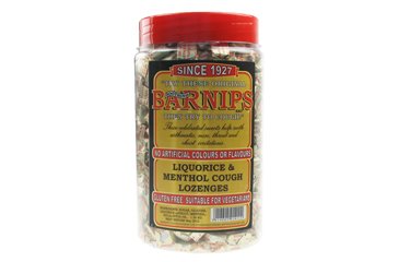 Barnips Liquorice and Menthol Cough Lozenges (1.36kg Jar) | Nakosite