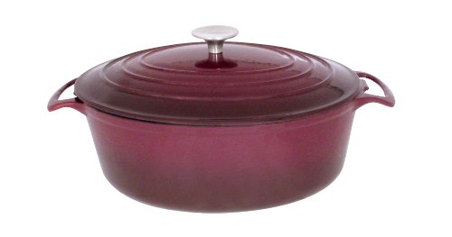 Offer Le Cuistot Vieille France Enameled Cast-Iron 5.5 Quart Oval Dutch ...