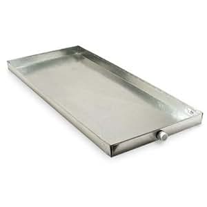 Amazon.com: 18 x 44 x 2" (WxLxH) Galvanized Metal Drain Pan for ...
