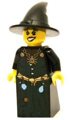 legos for sale: Evil Witch - LEGO 2 Inch Castle Minifigure