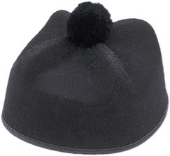 Amazon.com: Adult Black Catholic Priest Costume Hat: Costume Headwear ...