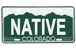 Amazon.com: Native Colorado License Plate: Toys & Games