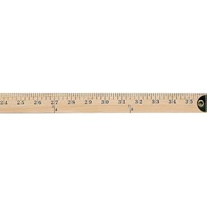 Amazon.com : Westcott Wooden Yardstick Ruler with Metal Edges, (14351 ...